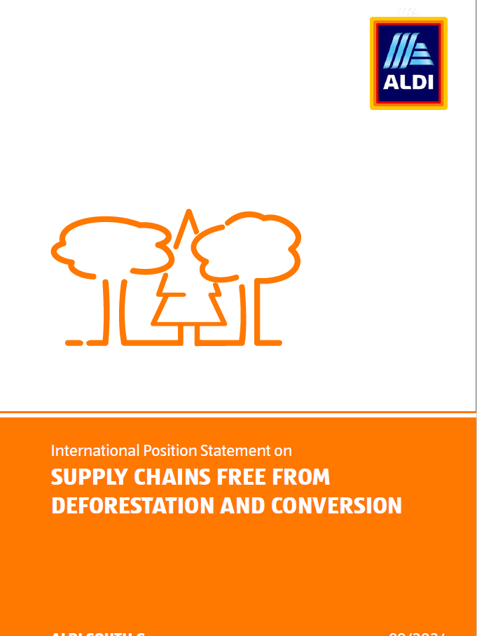 ALDI publishes International Position Statement on deforestation-free ...